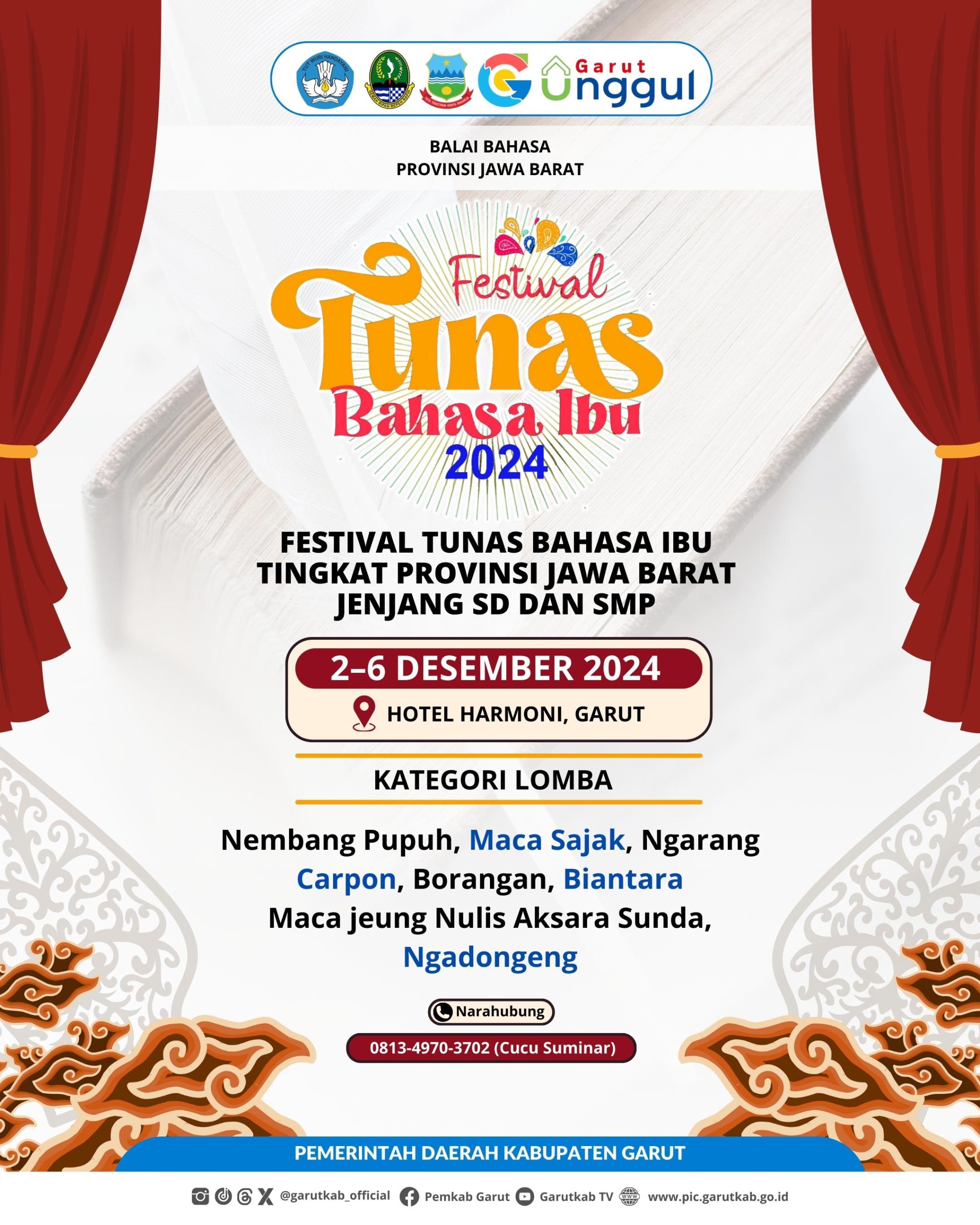 Festival Bahasa Daerah 2024: Garut Siap Jadi Pusat Pelestarian Budaya ...
