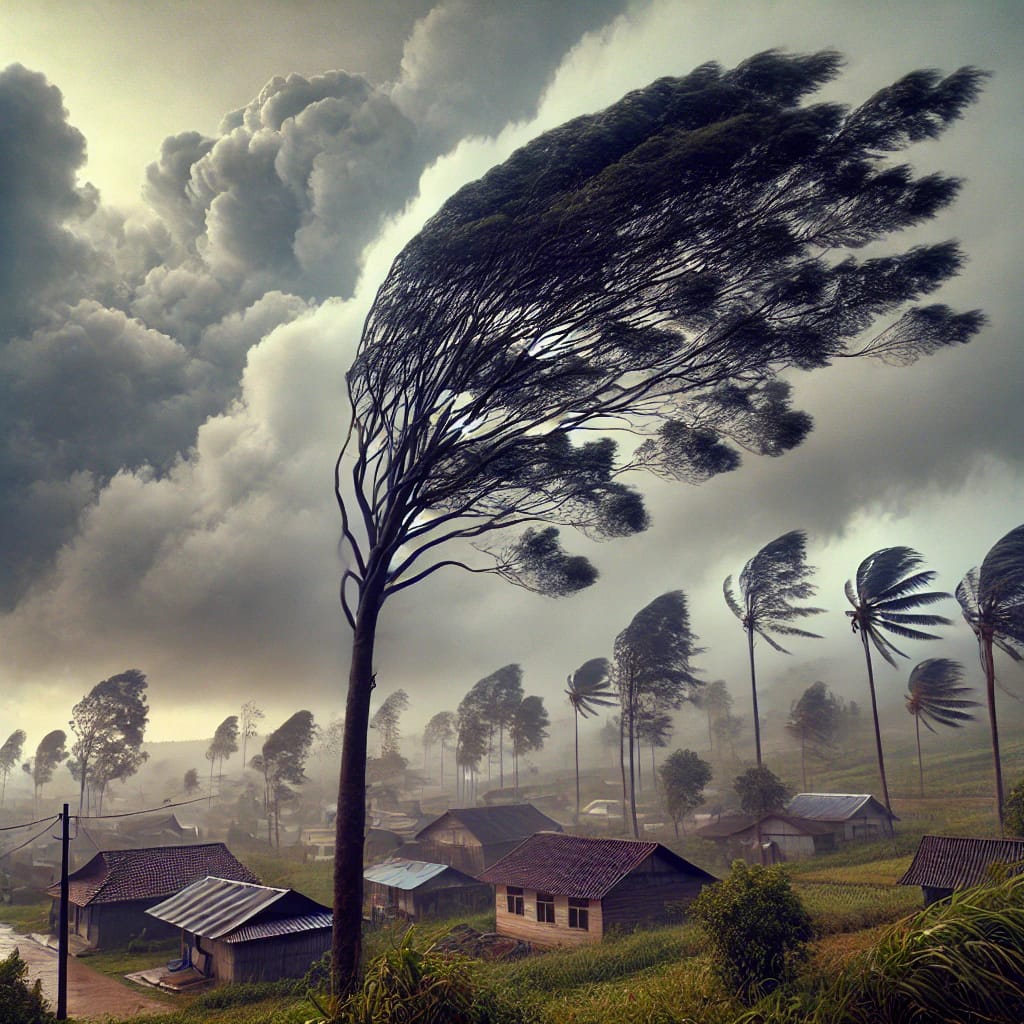 Waspada Angin Kencang di Garut: Ancaman bagi Keselamatan, Tanaman Warga ...